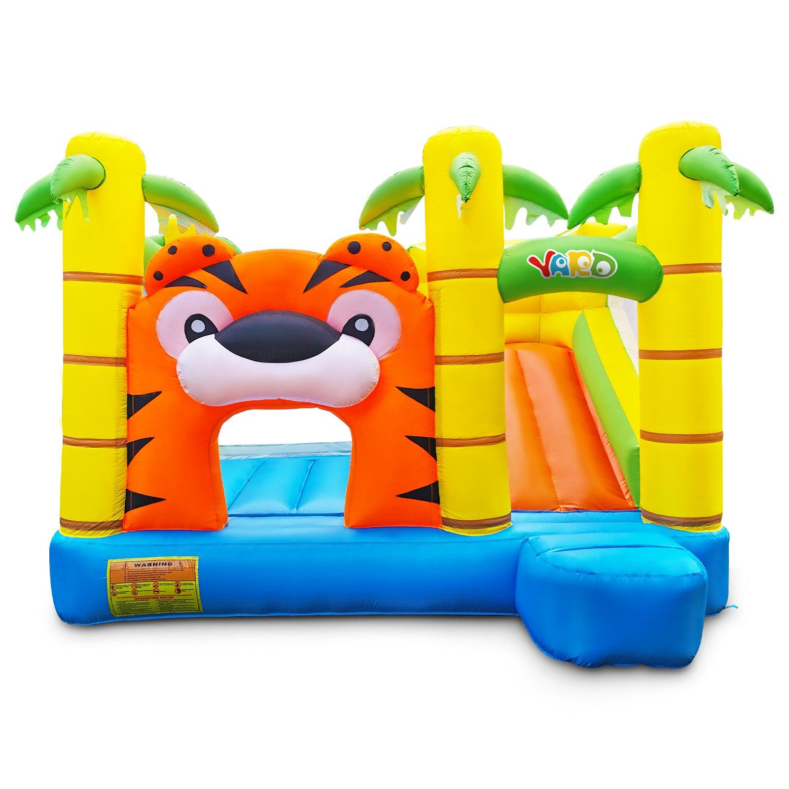 Residential Tiger Bounce House | yardbouncycastle – Yardinflatable